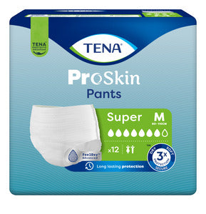 Tena Pants Super Medium PROskin 80-110cm (Packet 12) – Topcat Healthcare