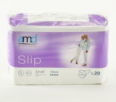 AMD Slip Small Maxi 2400ml 60-80cm 20 (Packet 20) – Topcat Healthcare