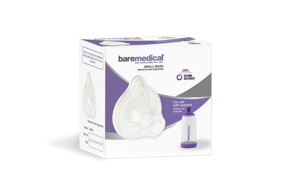 BareMed E-CHAMBER SMALL SPACER MASK SILICONE CONTOURED (Each) – Topcat ...