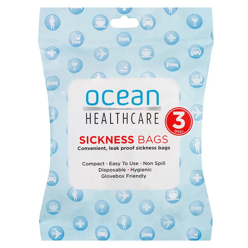 Ocean Healthcare Sickness Bags 3 Pack – Topcat Healthcare