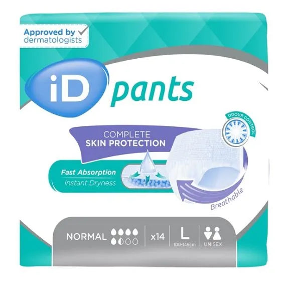 iD Classic Pants Normal Plus L (100-145cm) 1250ml (Packet 14) – Topcat ...