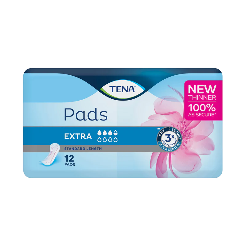 Tena Pads Extra Standard Length 185ml (760443) (Packet 12) – Topcat ...
