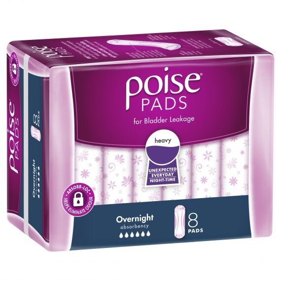 POISE® Overnight Pads (Packet 8) – Topcat Healthcare