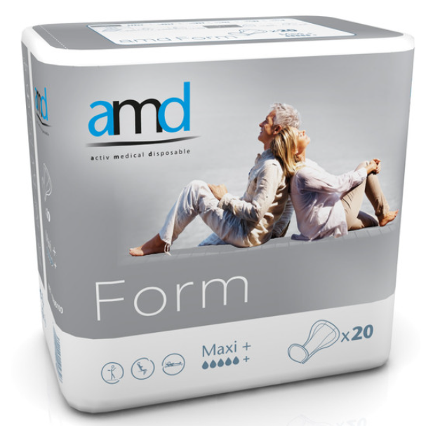 AMD Form Anatomical Shaped Maxi + (TBS) 2800ml 20 (Packet 20) – Topcat ...