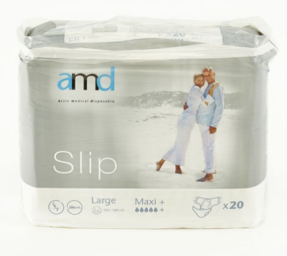 AMD Slip Large Maxi + 4200ml 110-160cm 20 (Packet 20) – Topcat Healthcare