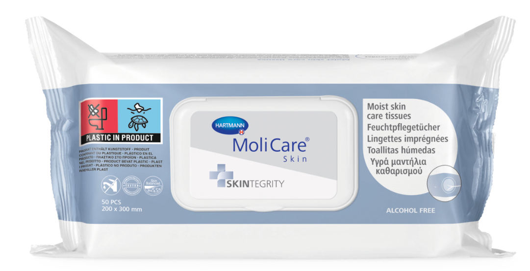 MoliCare Skin Moist Skin Care Tissues (Packet 50) (995038) – Topcat ...