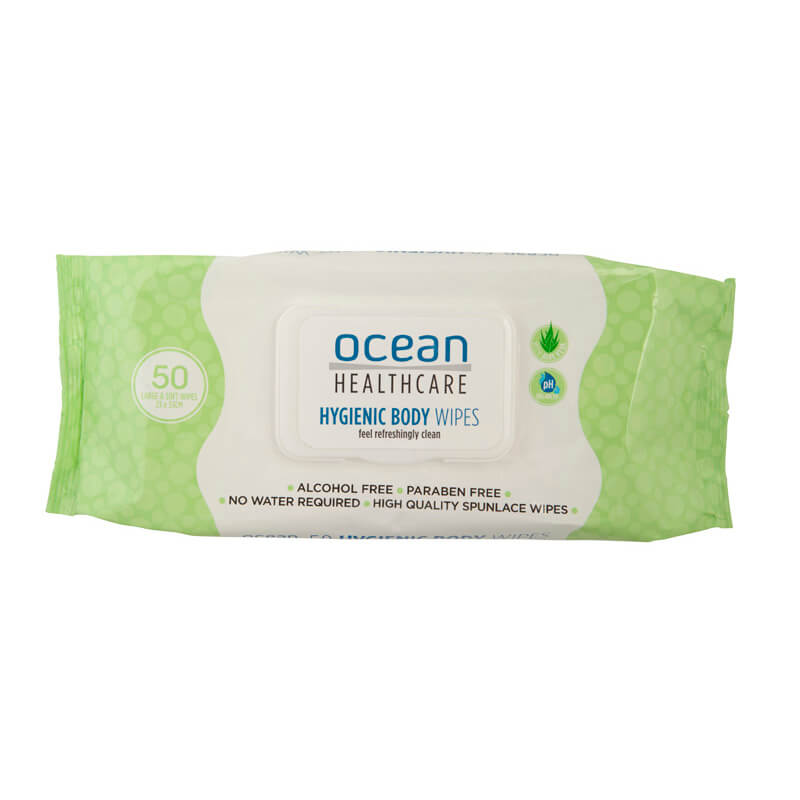 Ocean Healthcare Adult Wipes 50 Pack – Topcat Healthcare