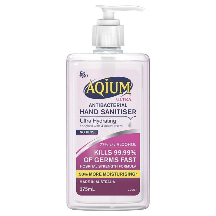 Aqium Hand Sanitiser Ultra 375ml – Topcat Healthcare