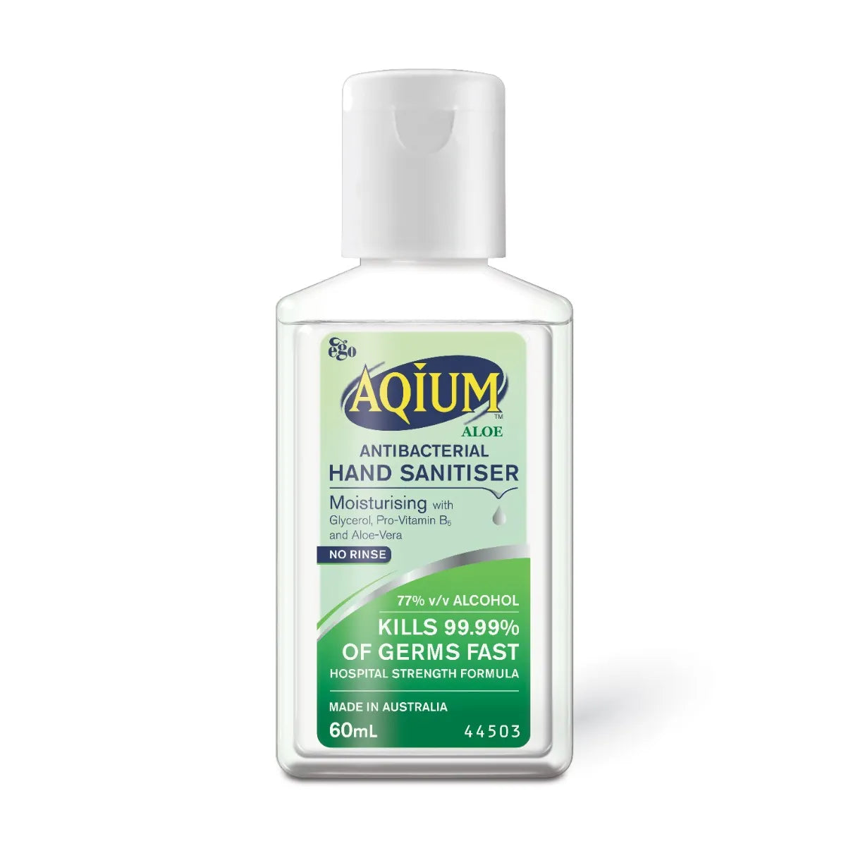 Aqium Hand Sanitiser Aloe 60ml – Topcat Healthcare