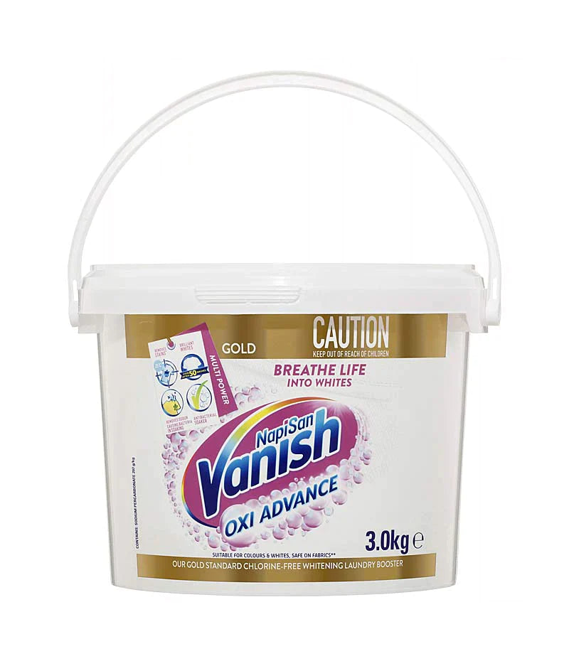 Vanish Napisan Gold Pro Oxiaction White 3kg – Topcat Healthcare